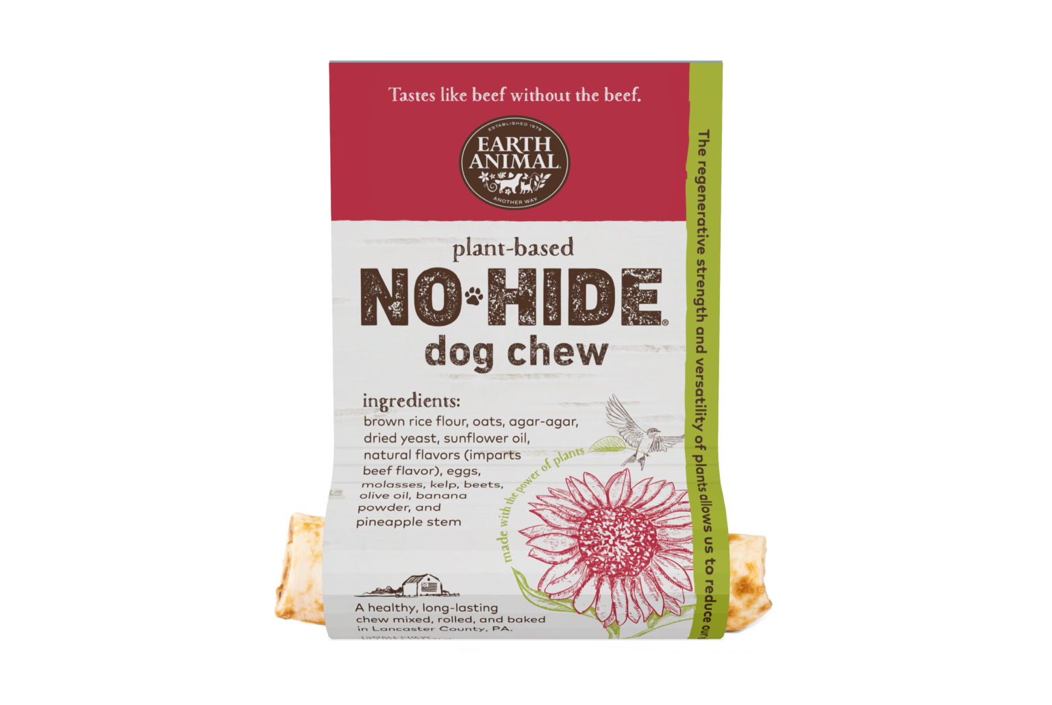Plant-Based No-Hide® Dog Chews | Safer Rawhide Alternative