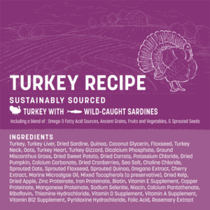 Wisdom™ Air-Dried Turkey Recipe Dog Food - Earth Animal