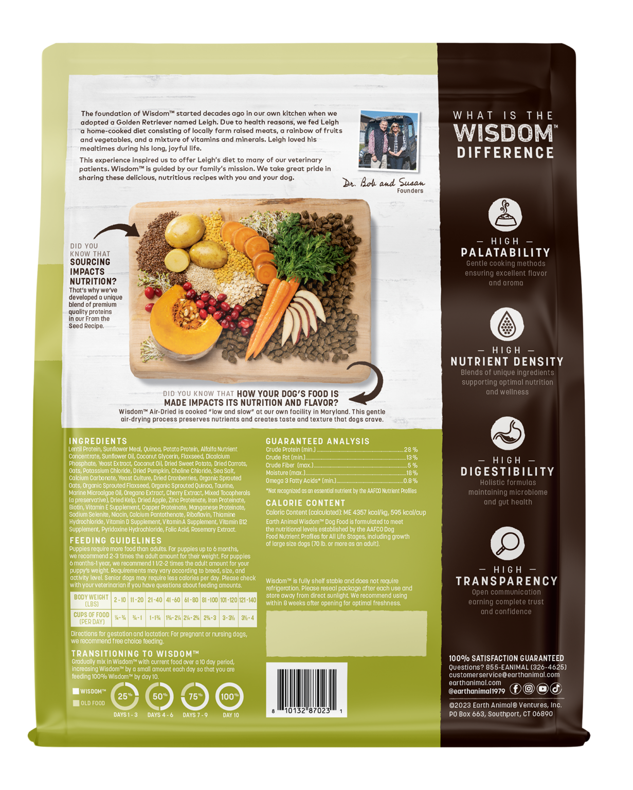 Wisdom™ Air-Dried From the Seed Recipe Dog Food - Earth Animal